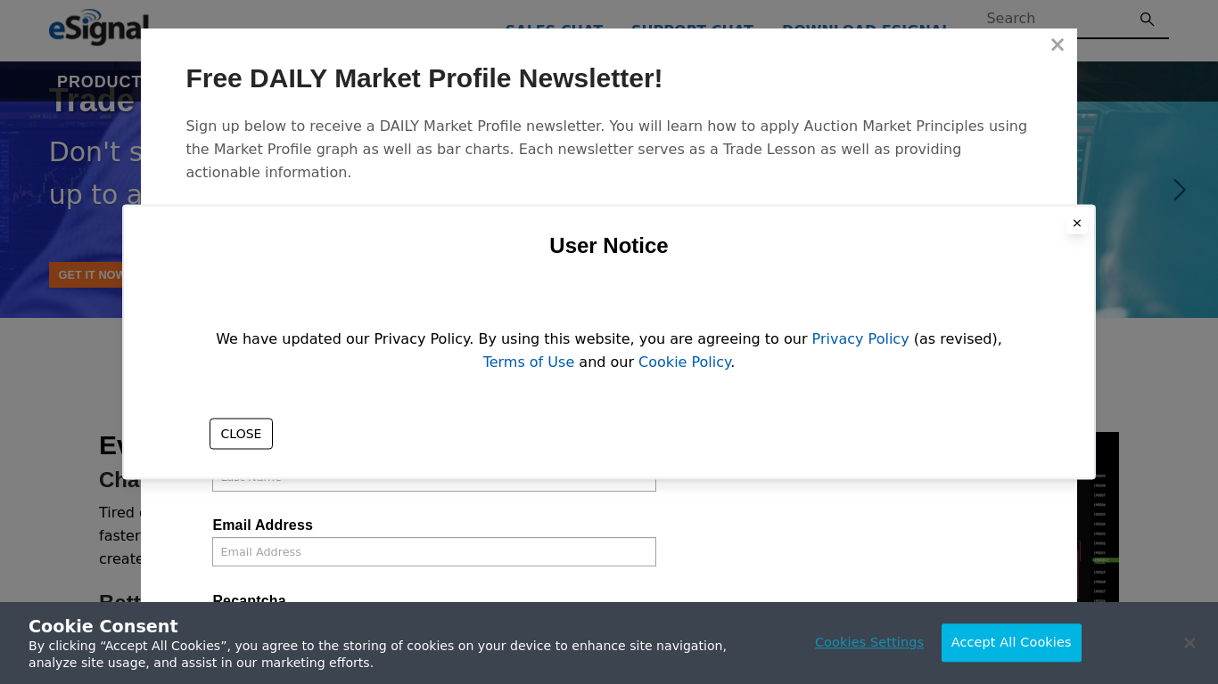 Esignal Registration - How to Create Esignal Account in 2023