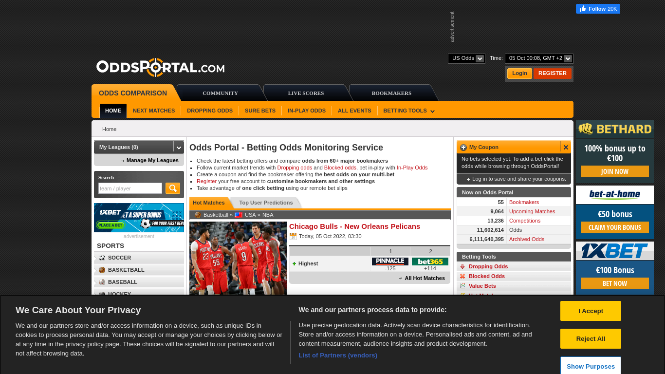 Oddsportal Registration - How to Create Oddsportal Account in 2023