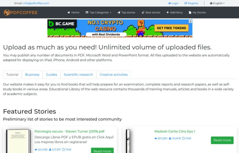 Pdfcoffee Registration - How to Create Pdfcoffee Account in 2023